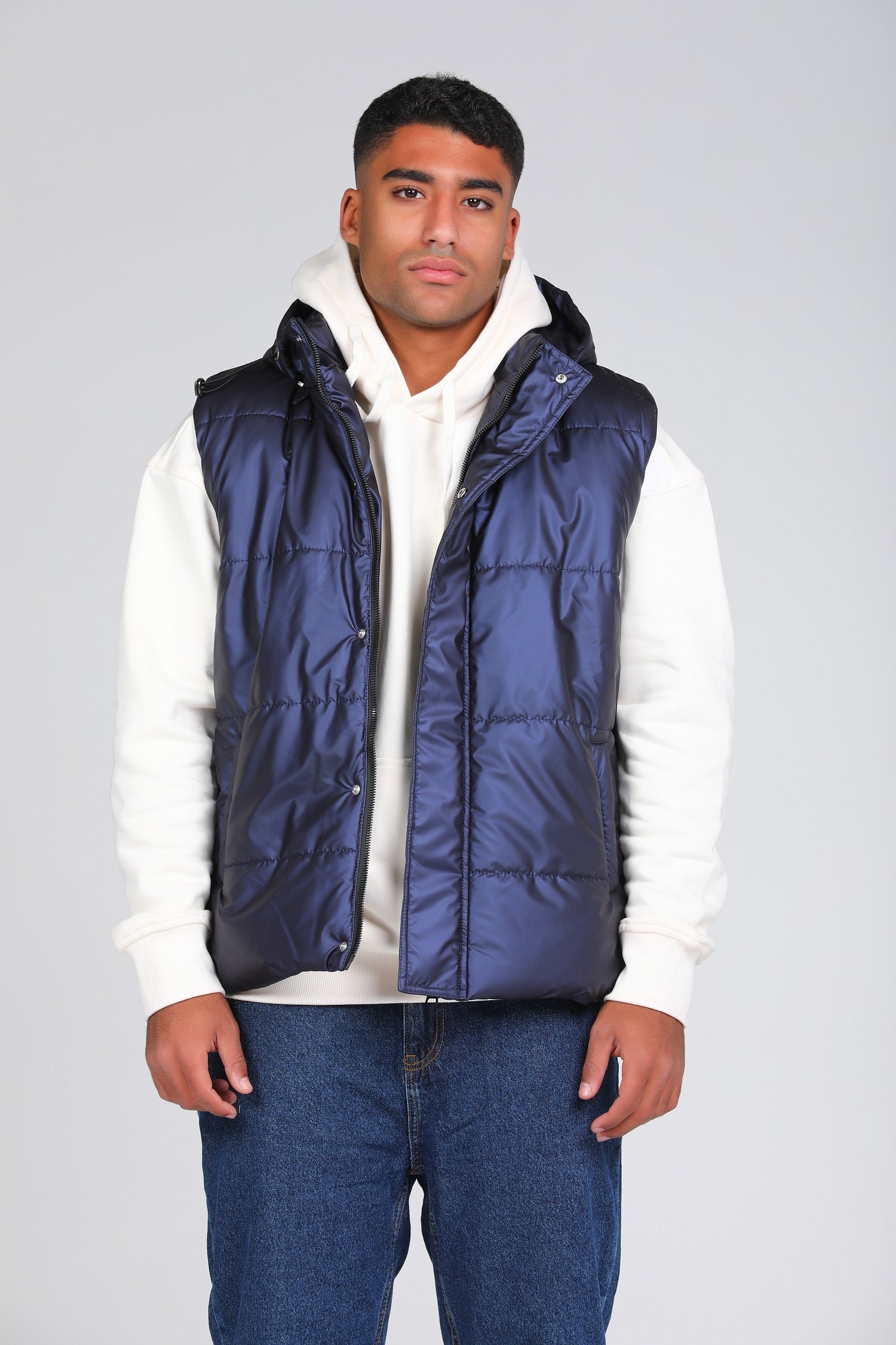 SEPARATE HOOD VEST W24MJK145 – Marcobergamo