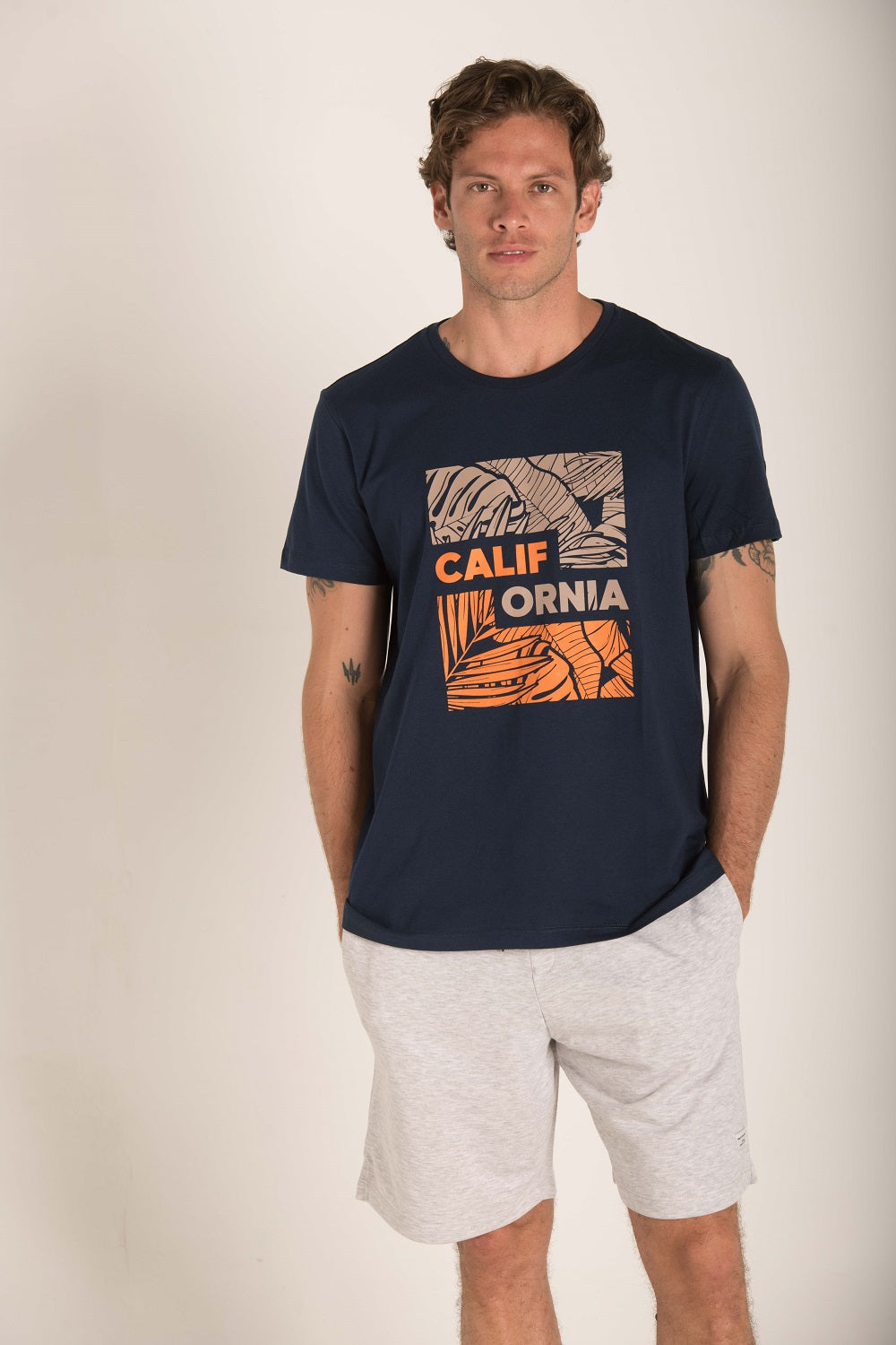 'CALIFORNIA' PRINT T-SHIRT S23M459 – Marcobergamo